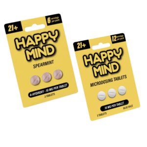 Happy Mind Tablets | Microdosing Mushroom Tablets